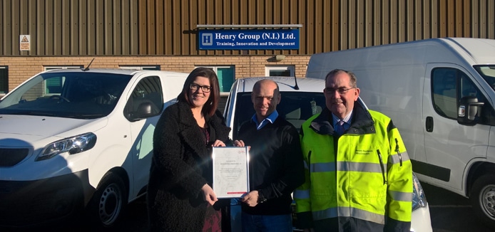 First Northern Ireland operator awarded FTA Van Excellence - Henry Brothers