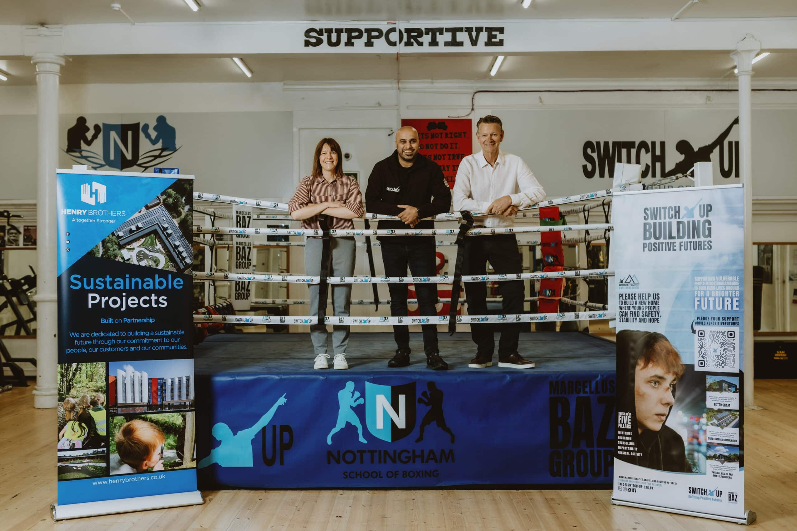 Contractor Henry Brothers pledges support for Nottingham charity Switch ...